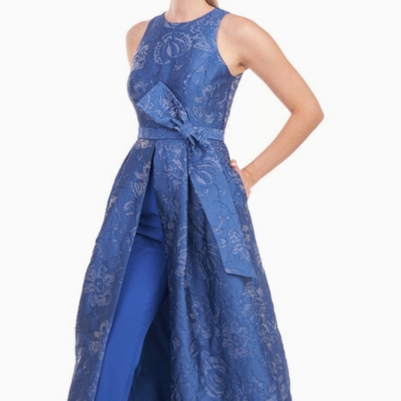 Kay Unger | Pants & Jumpsuits | Kay Unger Adelaide Walk Thru Jumpsuit ...